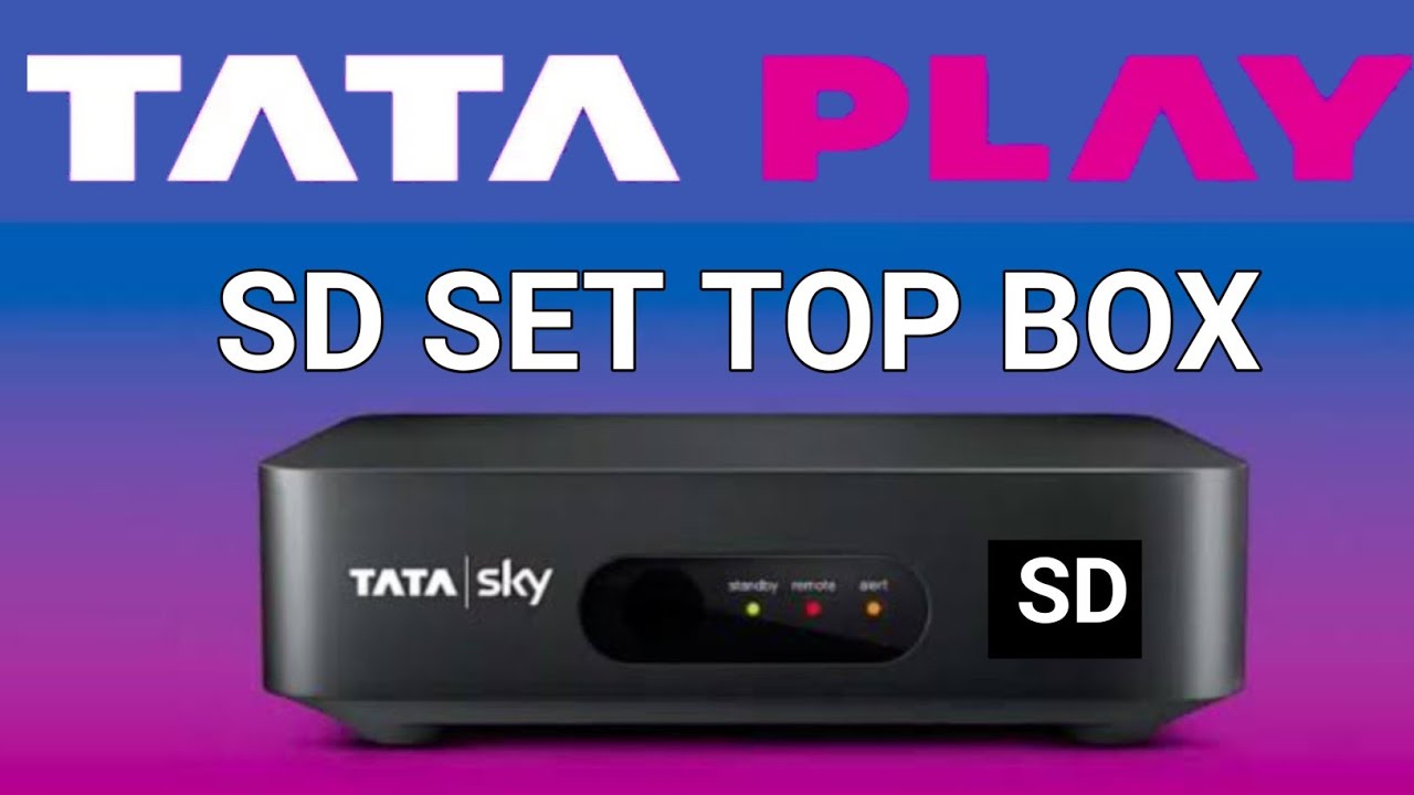 Tata Play SD Set Top Box Unboxing 2023 // Tata Play New SD Connection ...