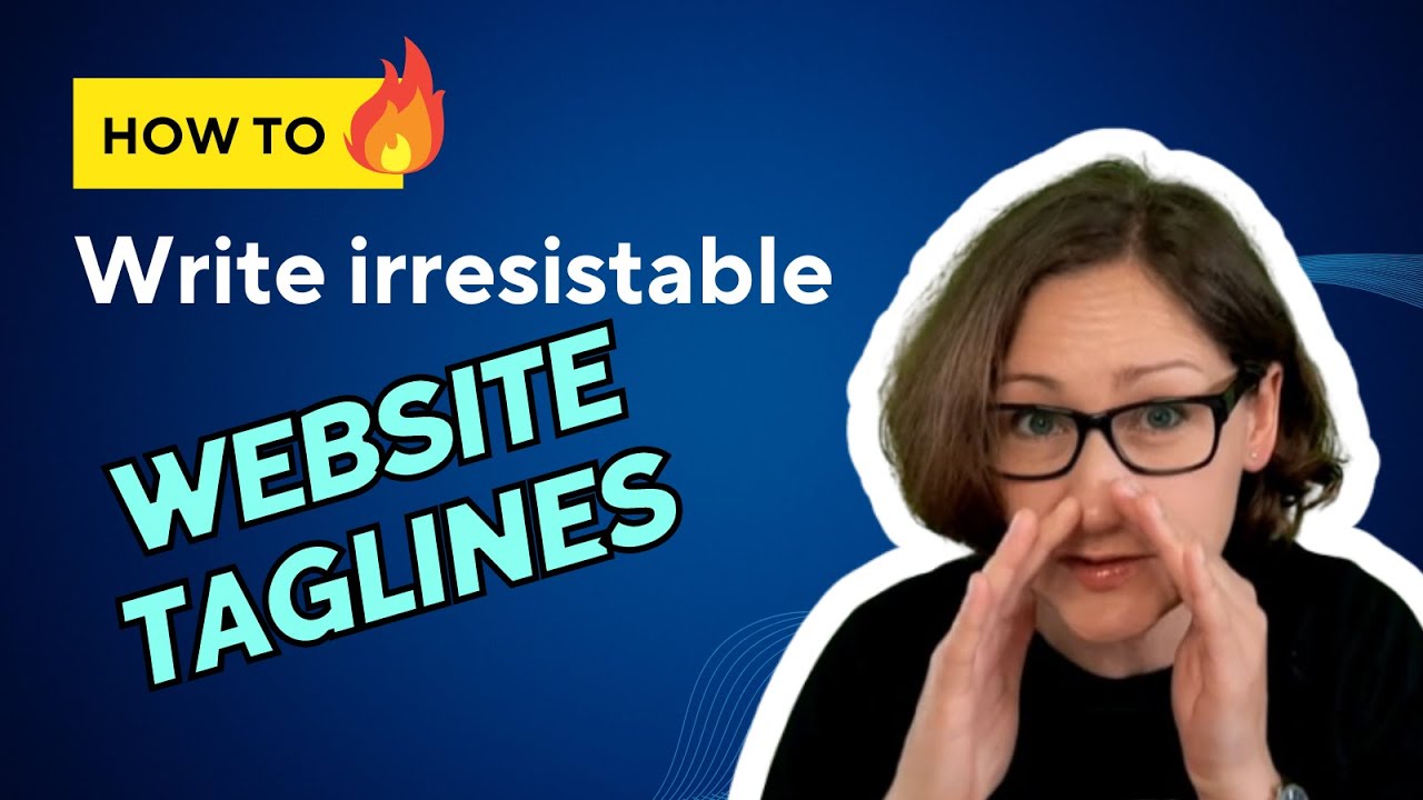 The Ultimate Guide to Writing an Irresistible Website Tagline - YouTube