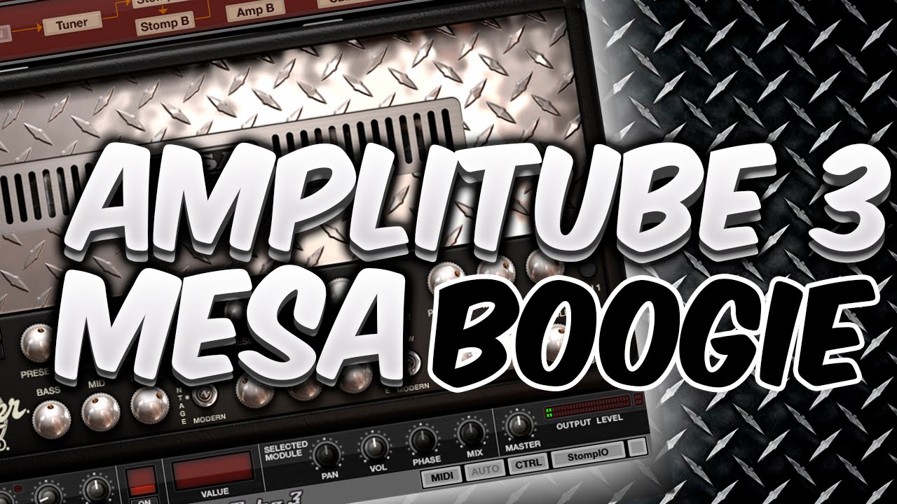 AmpliTube 3 Mesa Boogie - Dual Rectifier Tone Test - YouTube