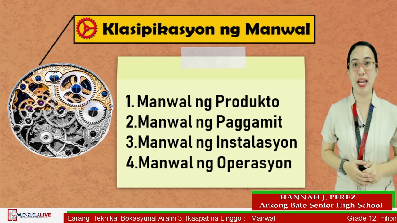 GRADE 12 FILIPINO SA PILING LARANG TEKBOK Q1W4 - MANWAL - YouTube