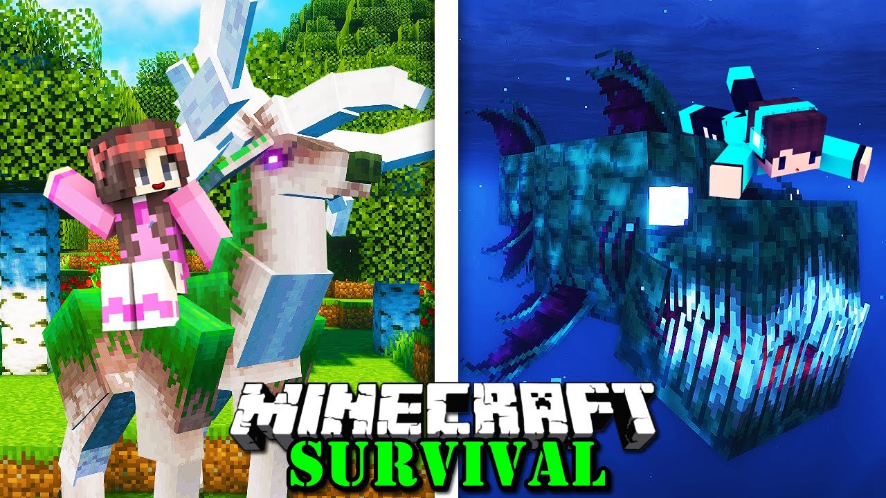 RUSA TANDUK PUTIH DAN IKAN PIRANHA SUPER BESAR !! Survival Bucin S4 ...