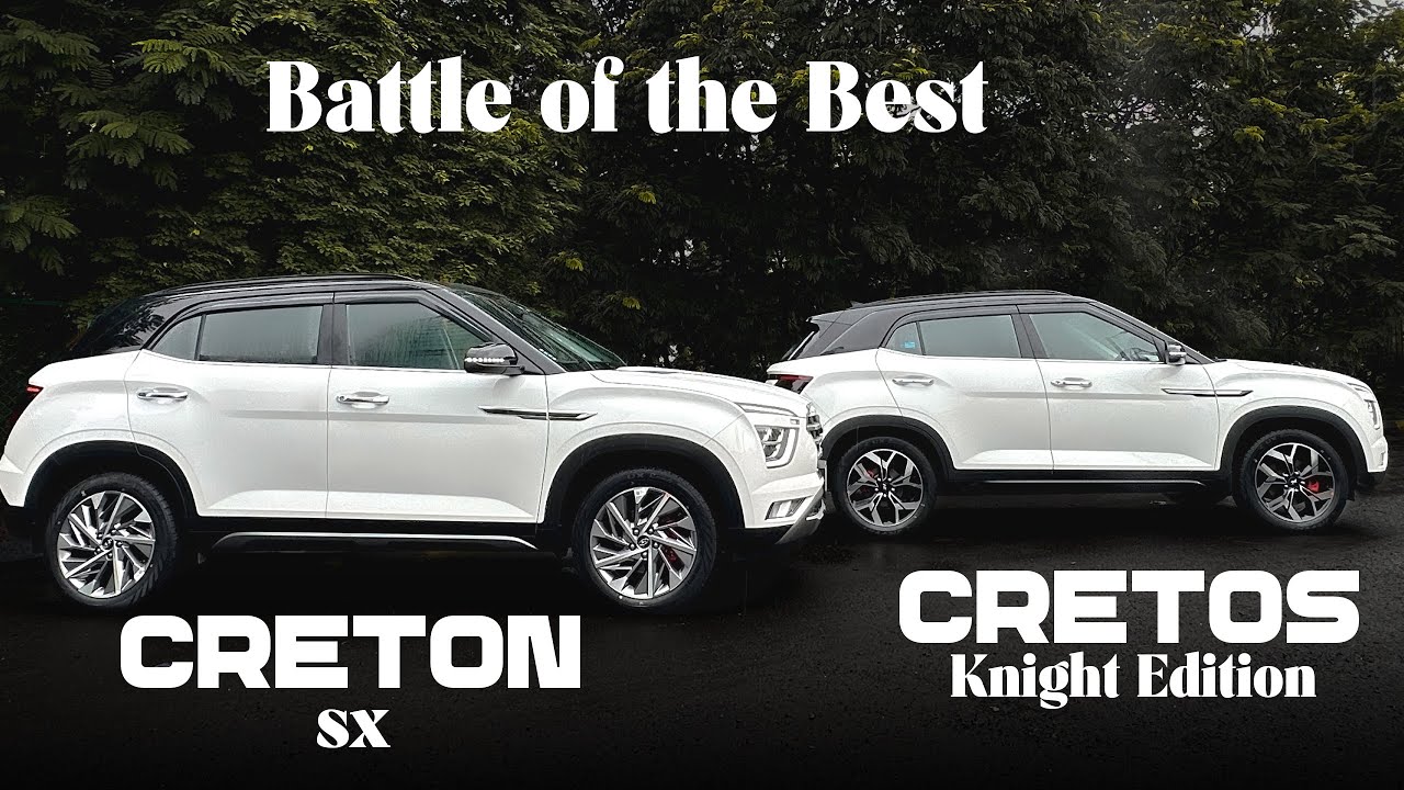 CRETON vs CRETOS Comparison Video | Which Creta E Modification is BEST ...