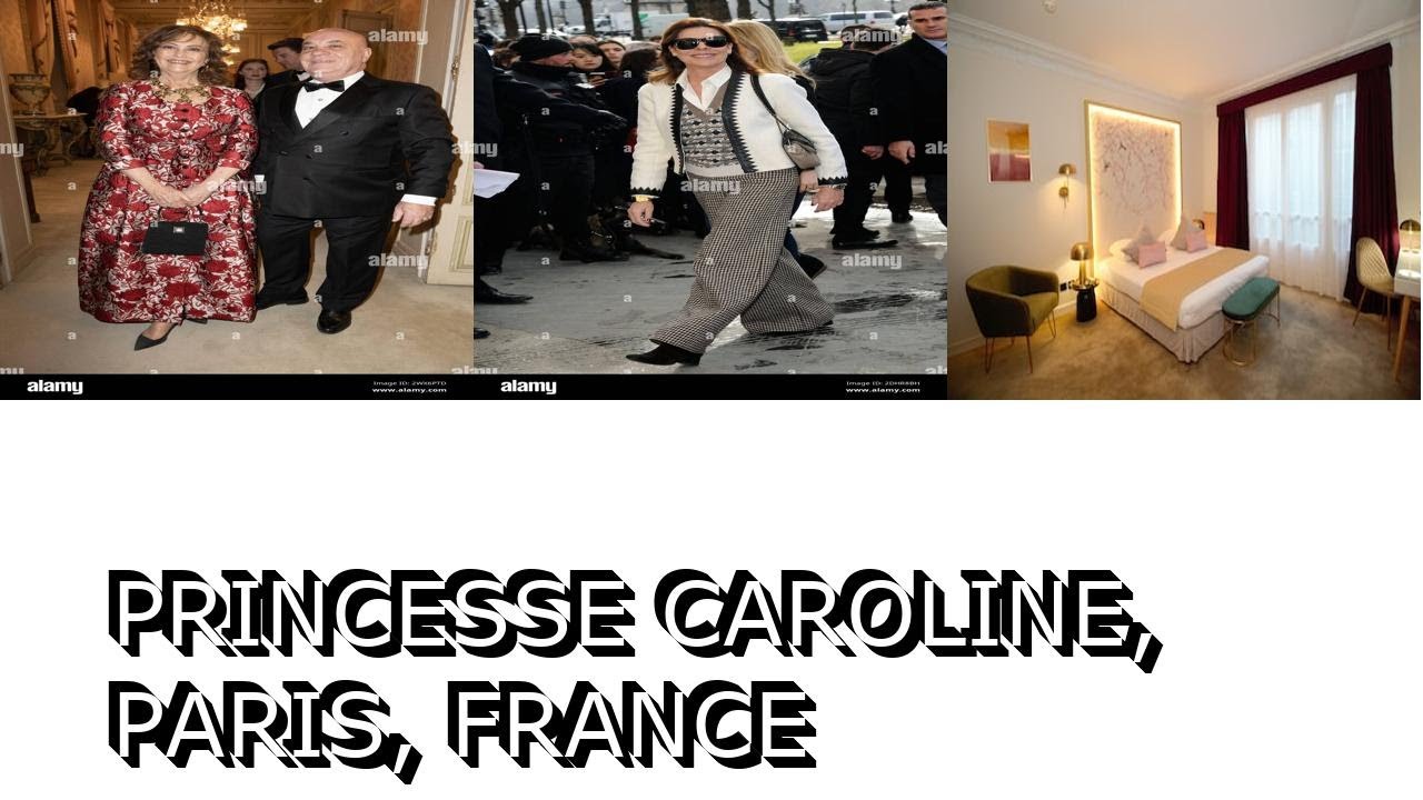 Princesse Caroline, Paris, France - YouTube