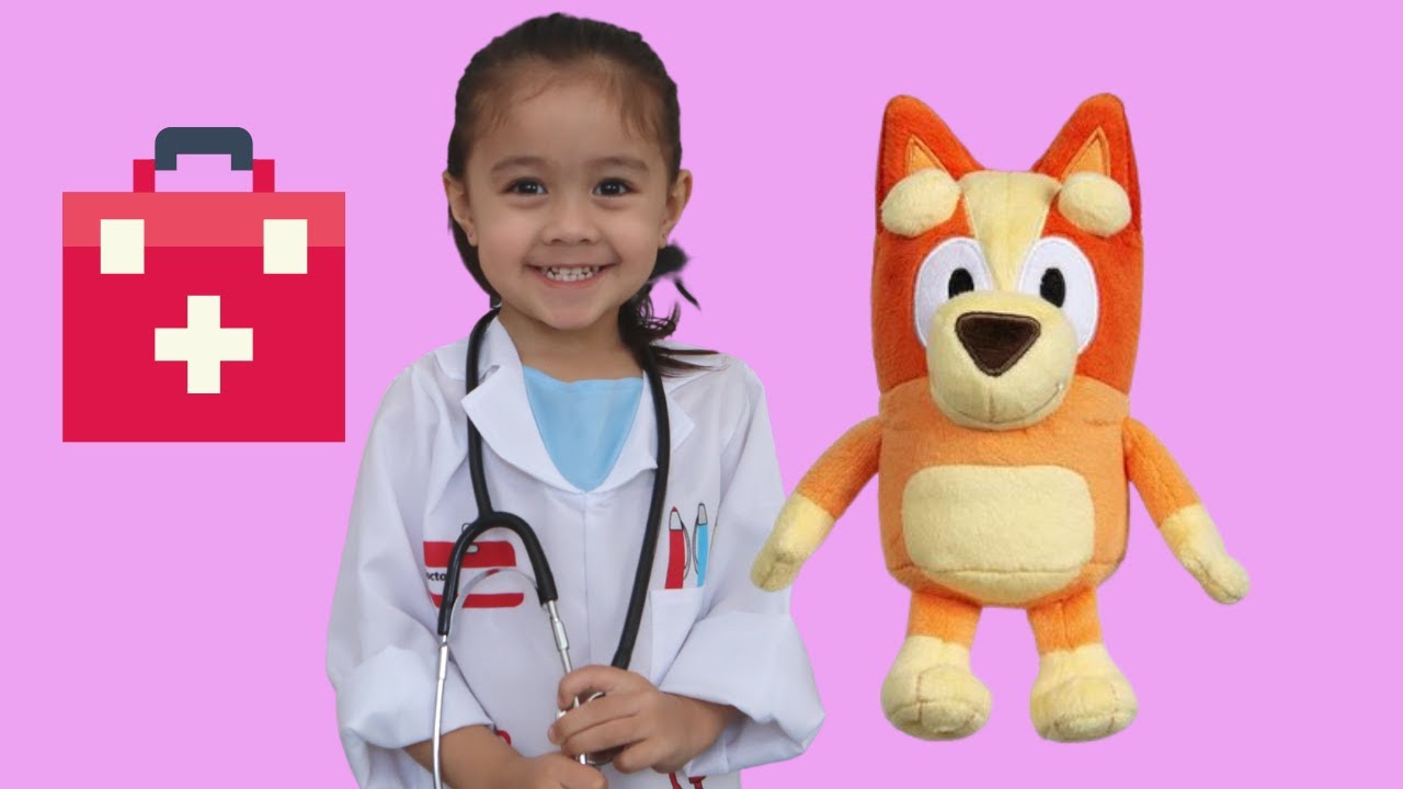 Bingo-Bluey's sister goes to doctor Anabel #bluey - YouTube