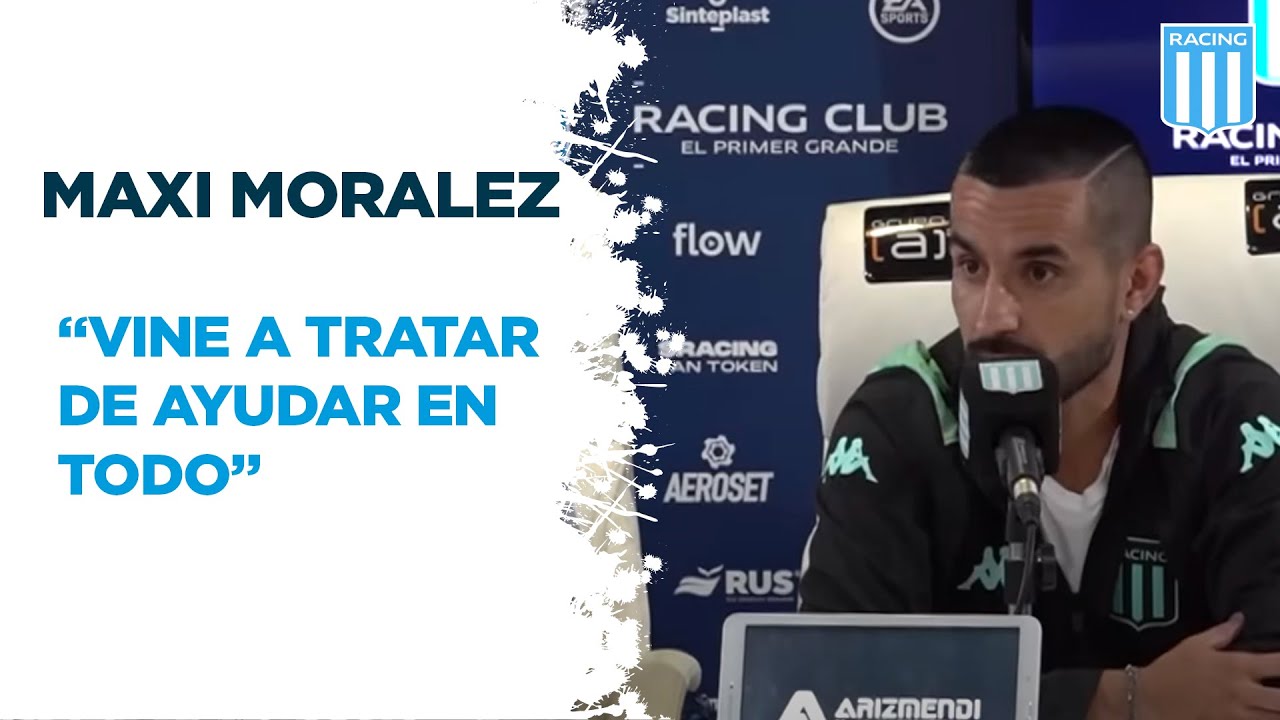 Conferencia de prensa - Regreso de Maxi Moralez (23-12-2022) - YouTube