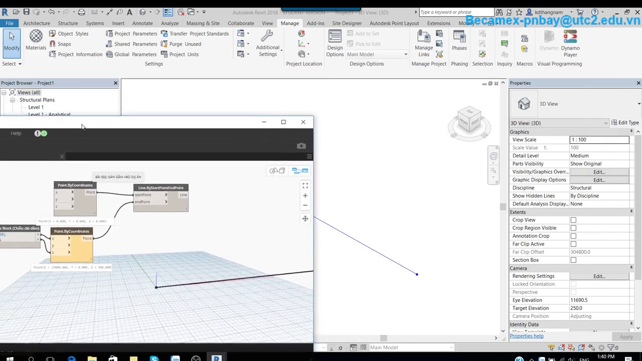 BECAMEX REVIT LOAD DAM VAO DU AN DYNAMO - YouTube