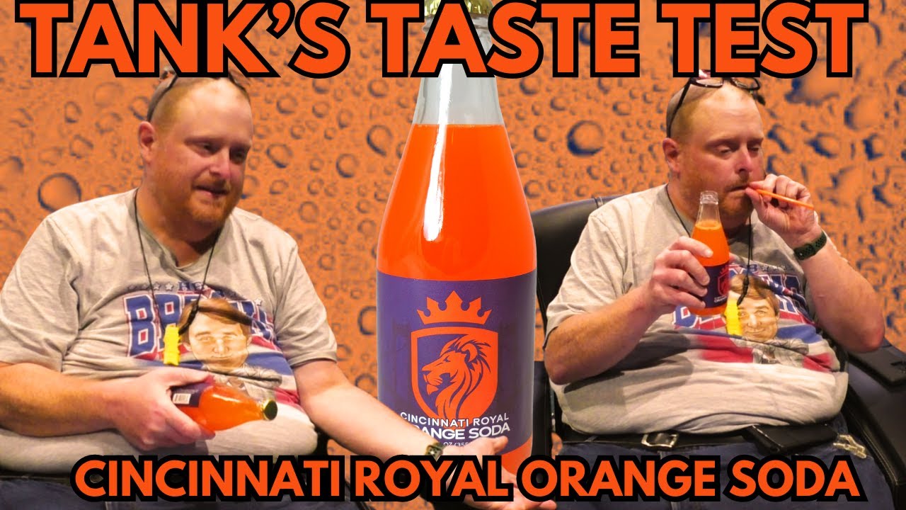 Tank's Taste Test Cincinnati Royal Orange Soda - YouTube