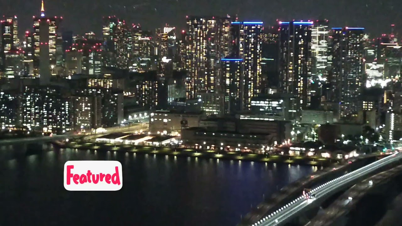 A glimpse of Olympic 2020 at night. - YouTube