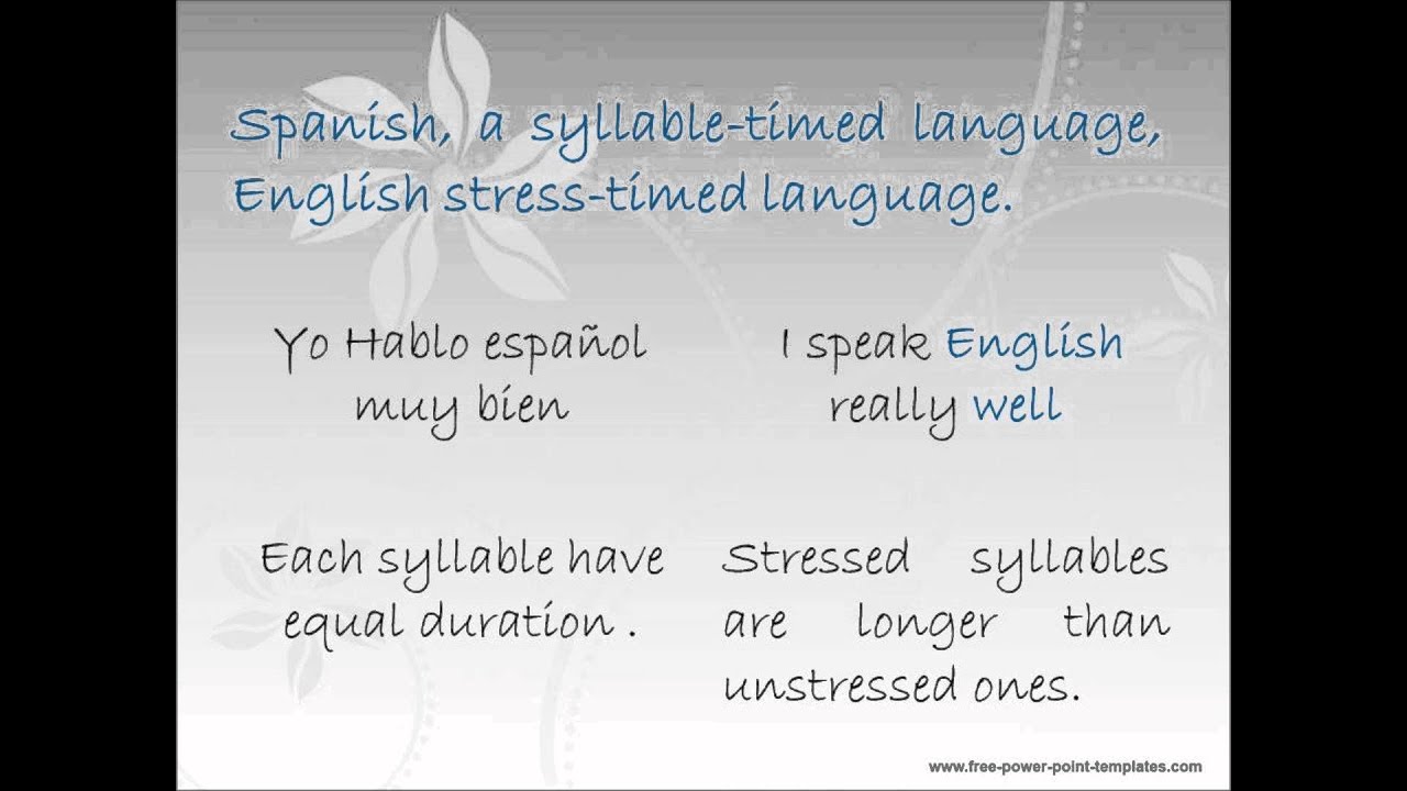 Stress, rhythm and intonation in English and Spanish- Isabel Álvarez ...