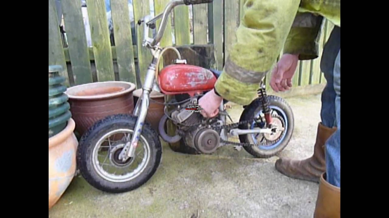 Italjet mini moto start and ride - YouTube