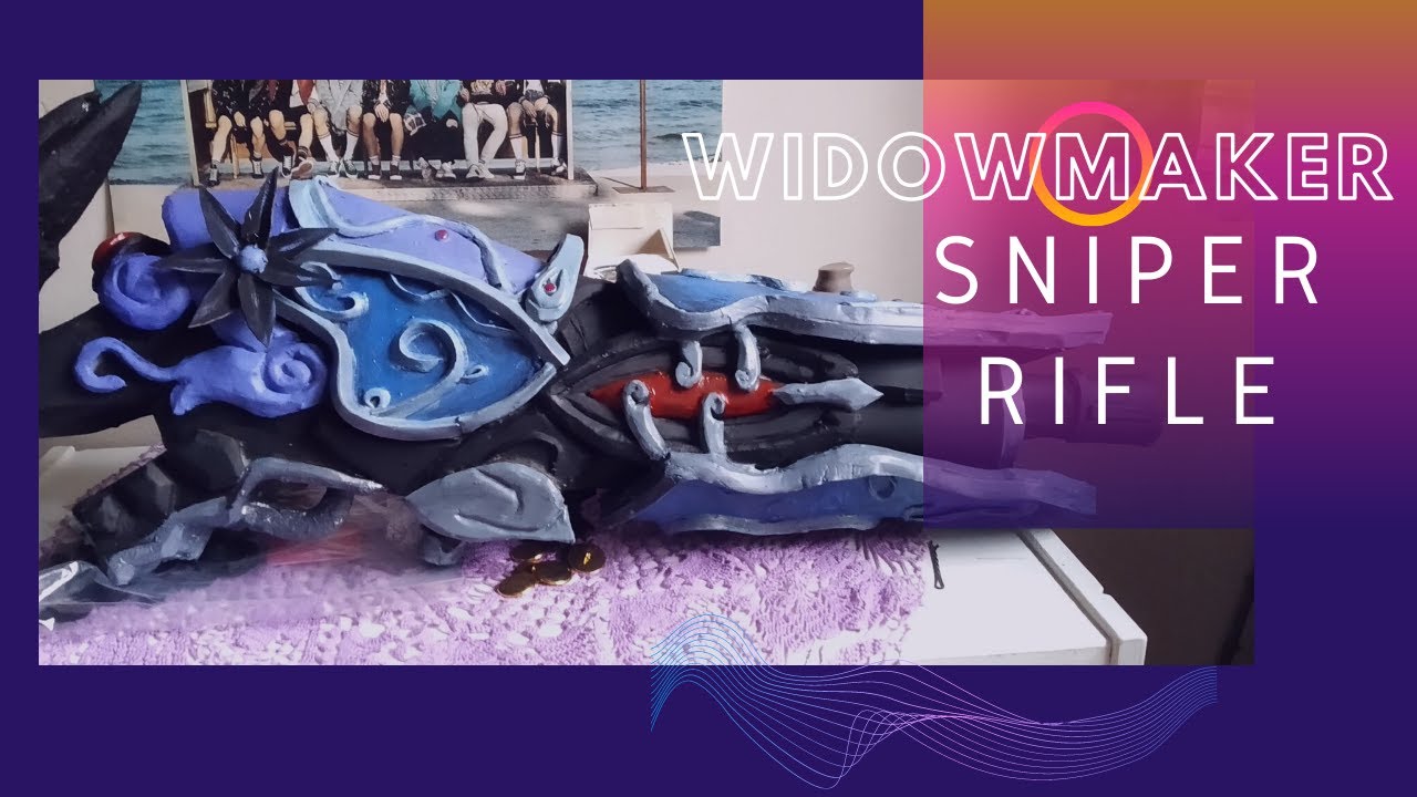 Widowmaker Black Lily Sniper Rifle Tutorial - Overwatch Cosplay ...