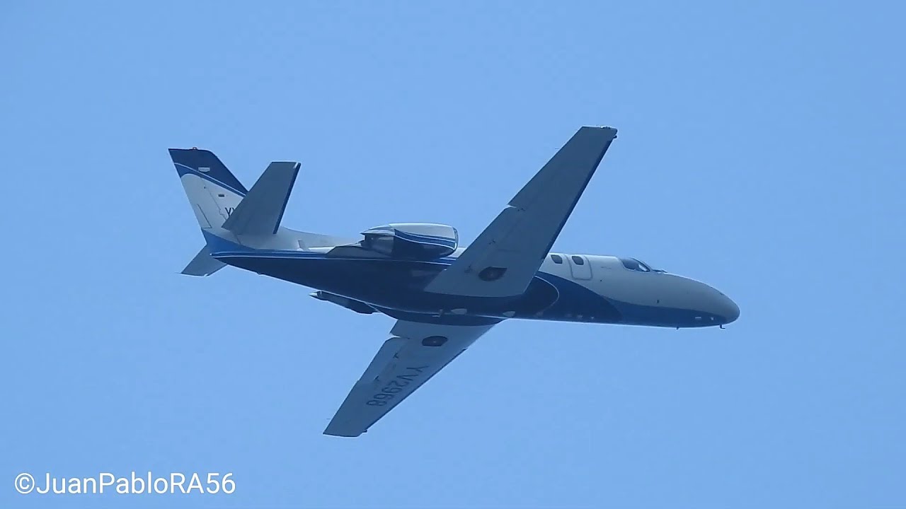 Cessna 550 Citation II despegando de Caracas - YouTube