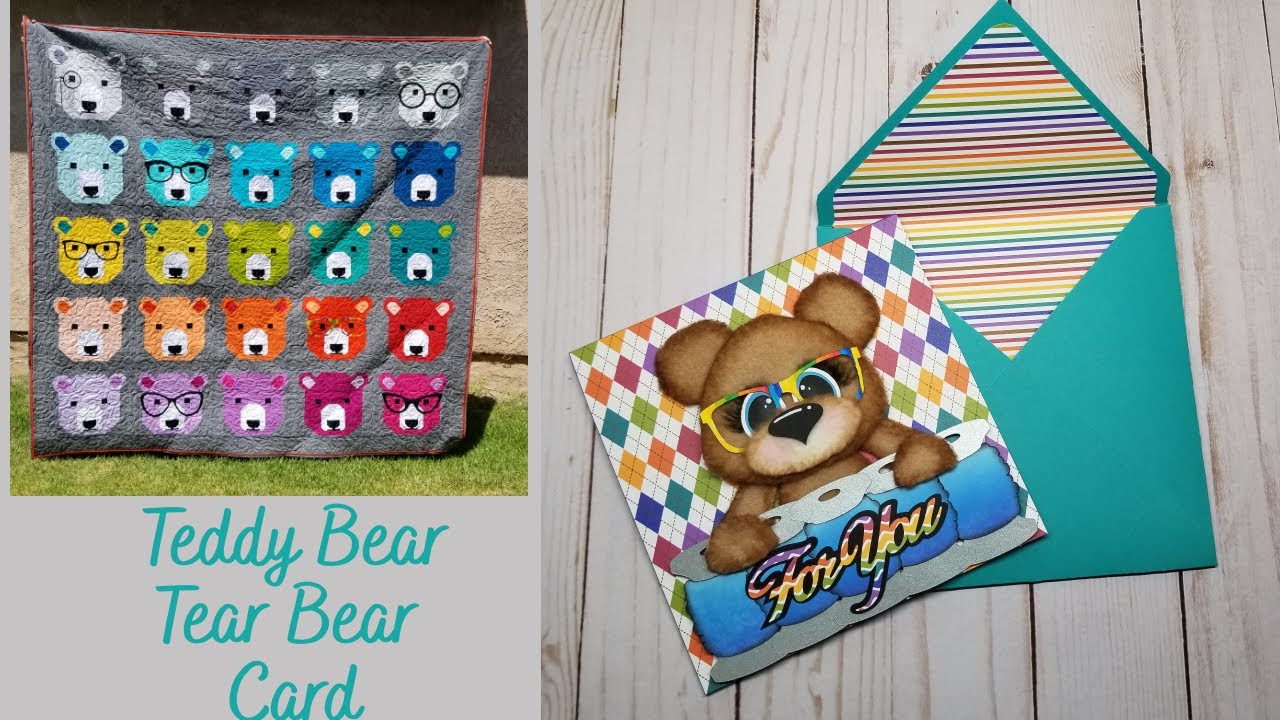 Bear Card Tutorial - YouTube