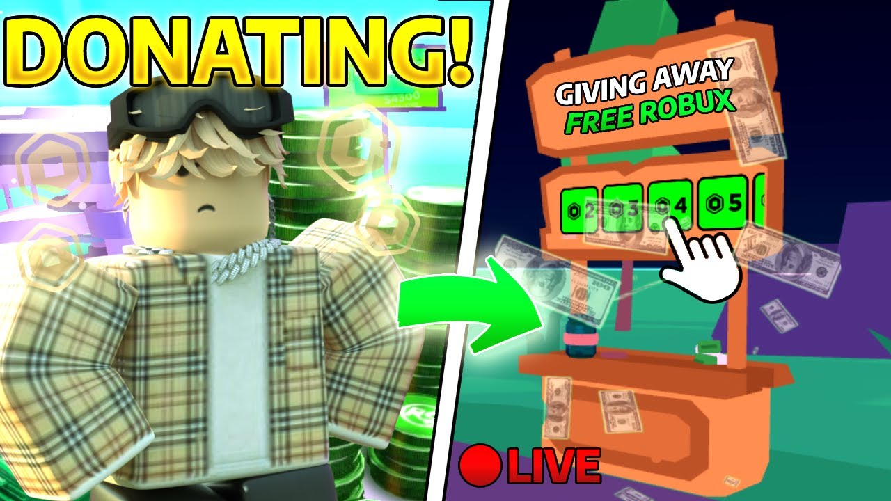 LIVE 🔴| Donating and Raising In Pls Donate! | Real! | 50k+ Donated ...