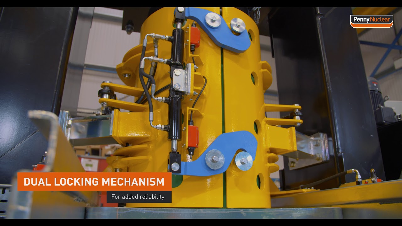 300 Tonne Nuclear Waste Drum Compactor | Penny Nuclear | Penny ...