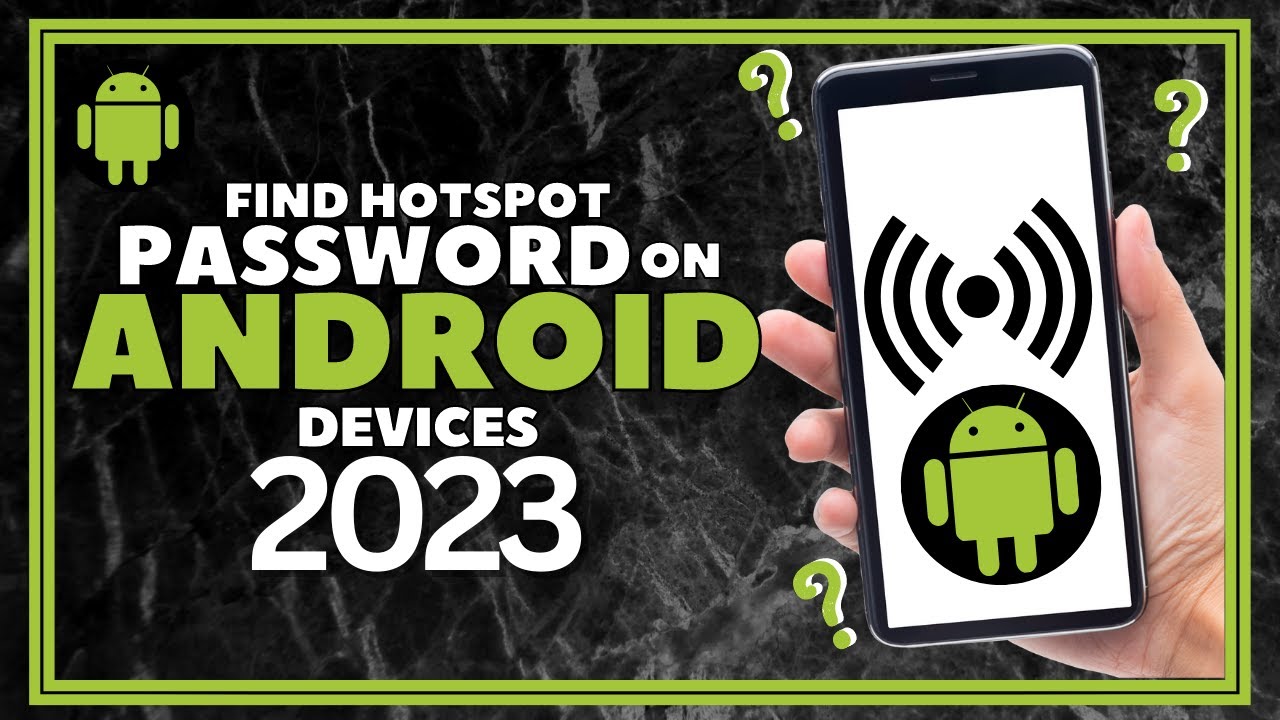 How To Find Hotspot Password On Android Device 2023 - YouTube