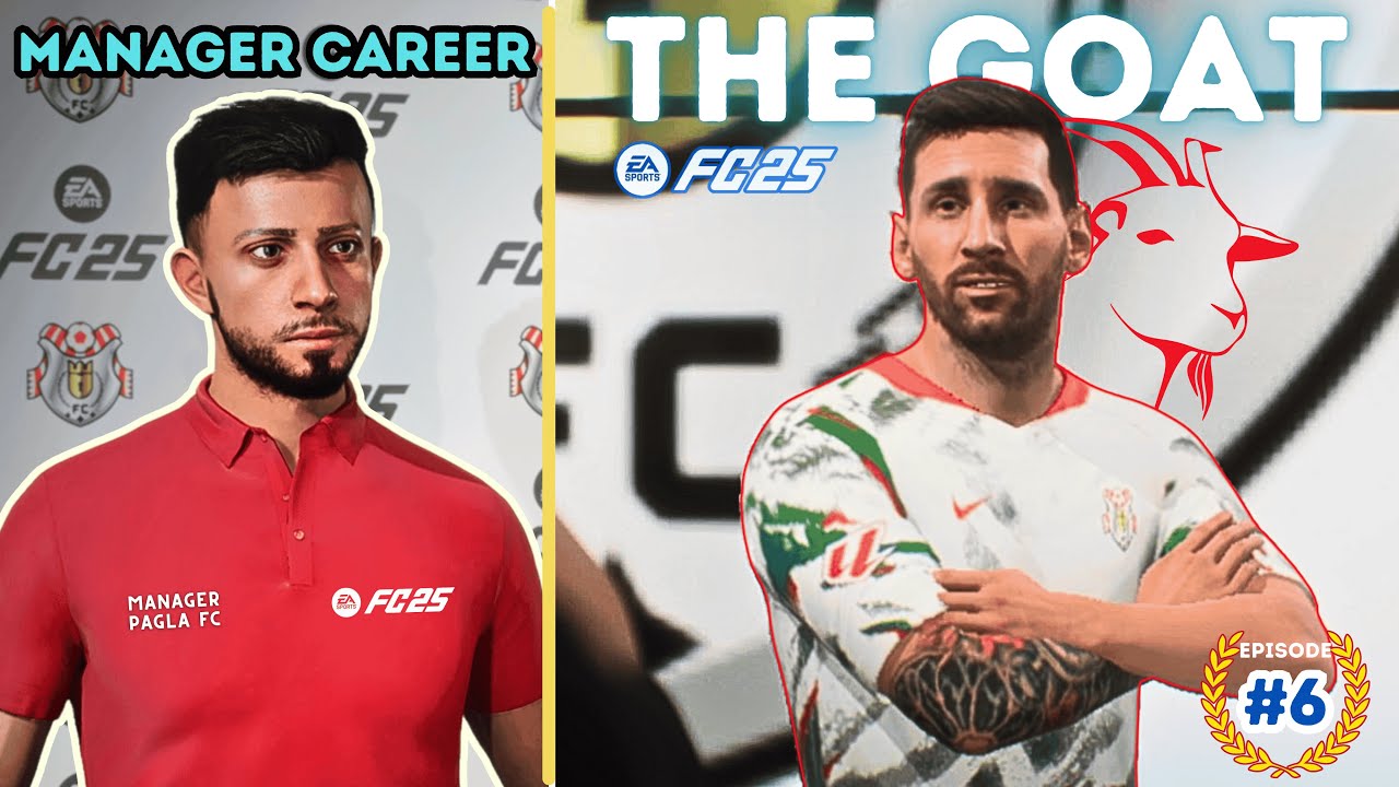 Leo Messi in EA FC25 - Joining My Club || FC25 Manager Career #6 - YouTube