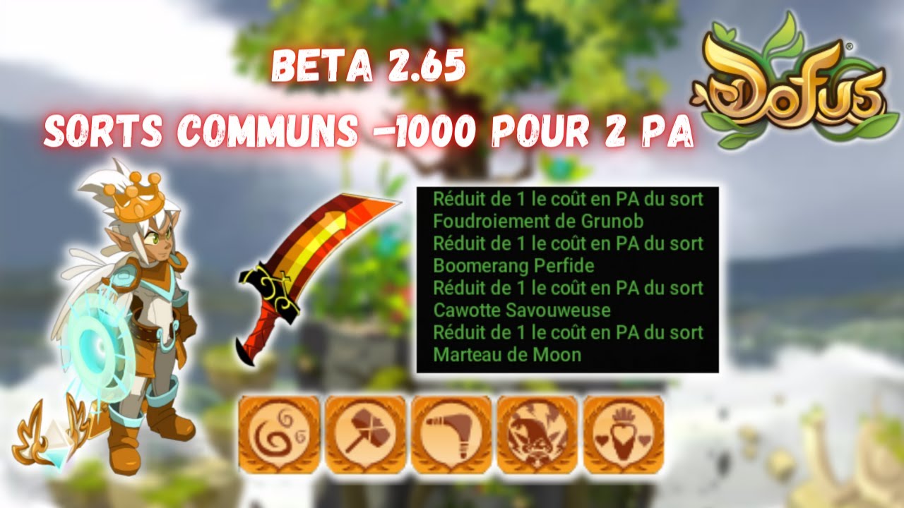 Des Sorts Communs À -1000 Pour 2 PA ! Dofus 2.65 - YouTube