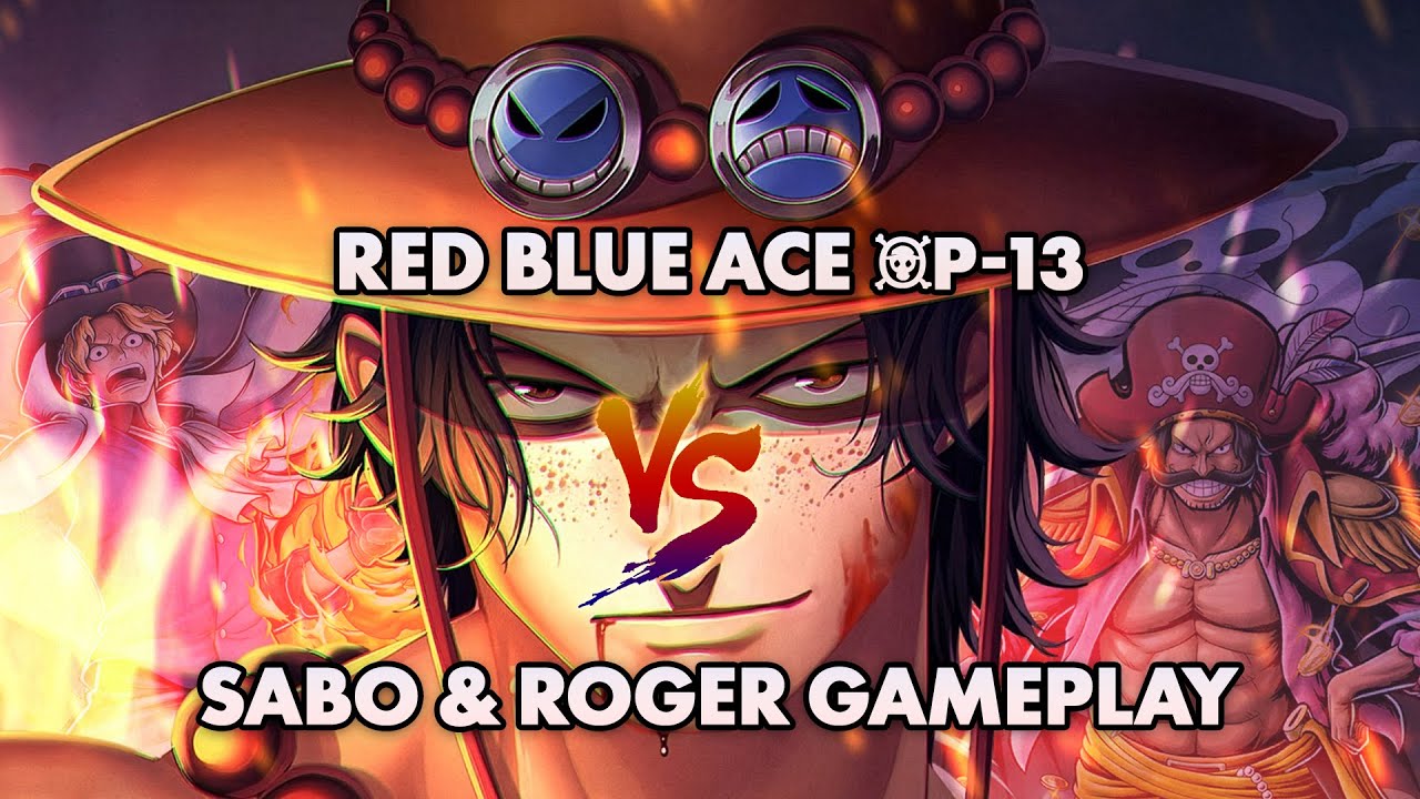 OP-13 Red/Blue Ace Gameplay | One Piece TCG Simulator Matches vs Roger ...