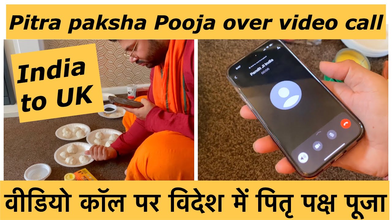 I am doing Pitra Paksha Pooja in UK | Pitra paksha pooja over video ...