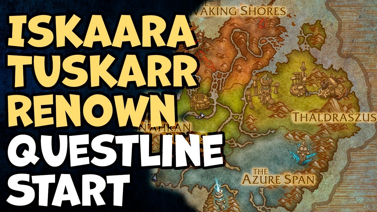 Iskaara Tuskarr Renown WoW Questline Start - YouTube