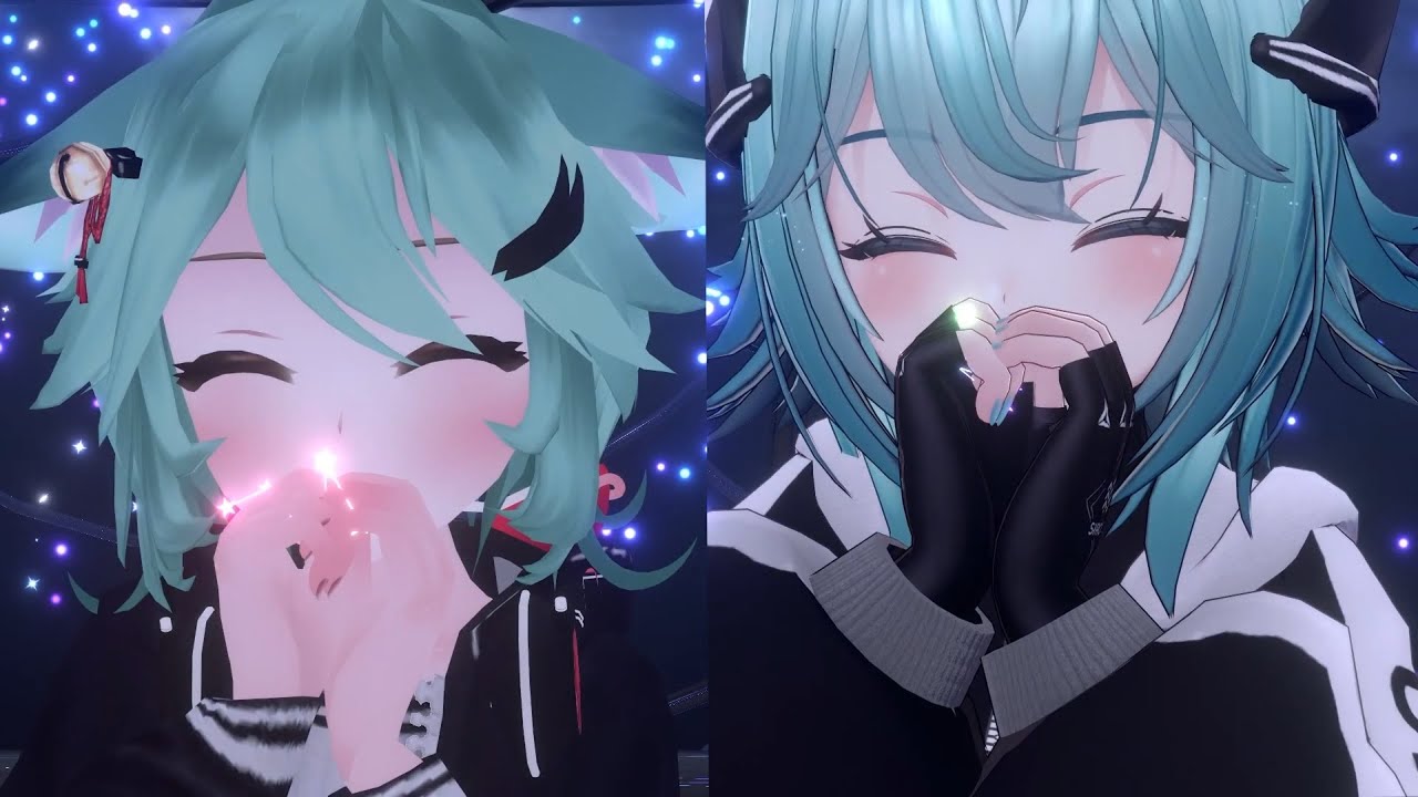 Vrchat Mmd Ukon And Rindo Star Night Snow Sub Español Youtube
