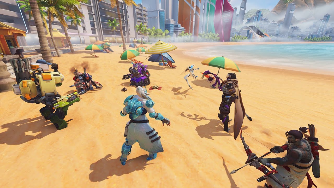 Beach Day in Paraíso | Overwatch 2 - YouTube