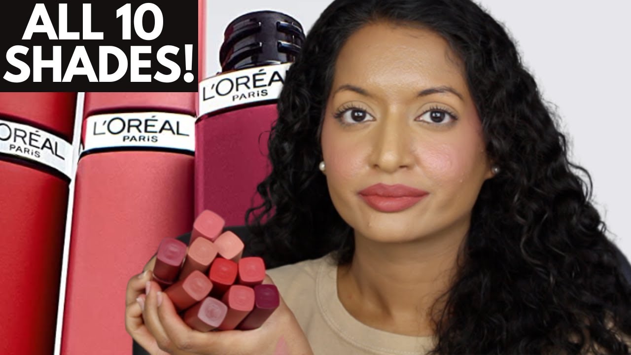 L’Oreal Le Matte Resistance Liquid Lipsticks Review - YouTube