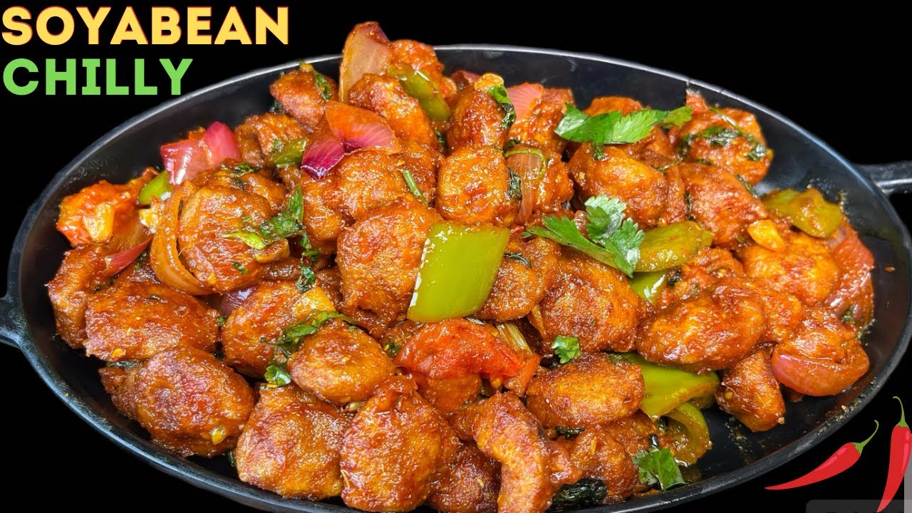 Soya Chilli || मासु जतिकै मिठो VEG चिल्ली | Nepali Veg Recipe| Easy ...