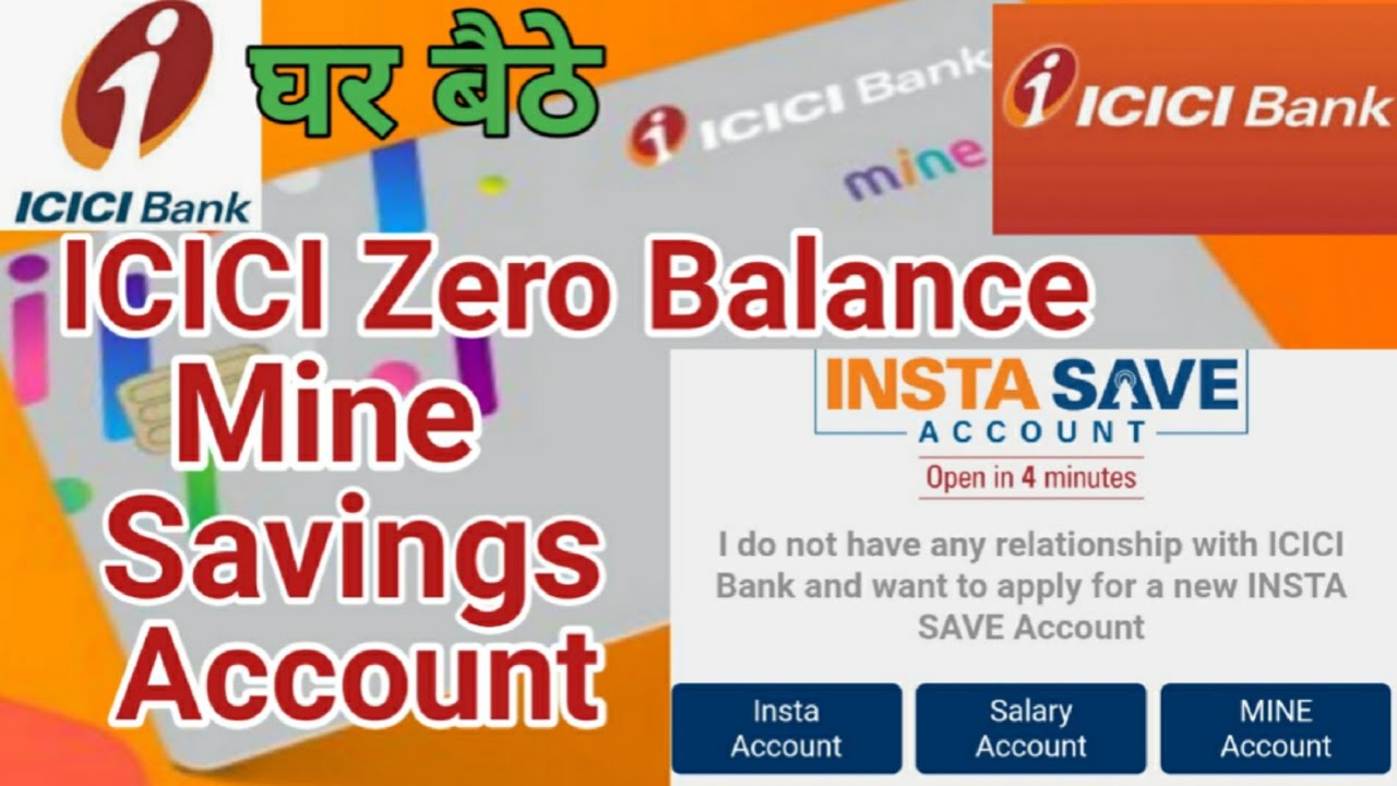 ICICI Bank Mine Savings account zero Balance Account|ICICI Bank Mine ...