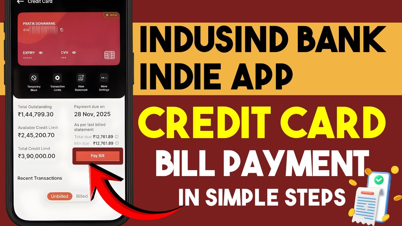 How to Pay IndusInd Credit Card Bill Online? IndusInd Credit Card Bill ...
