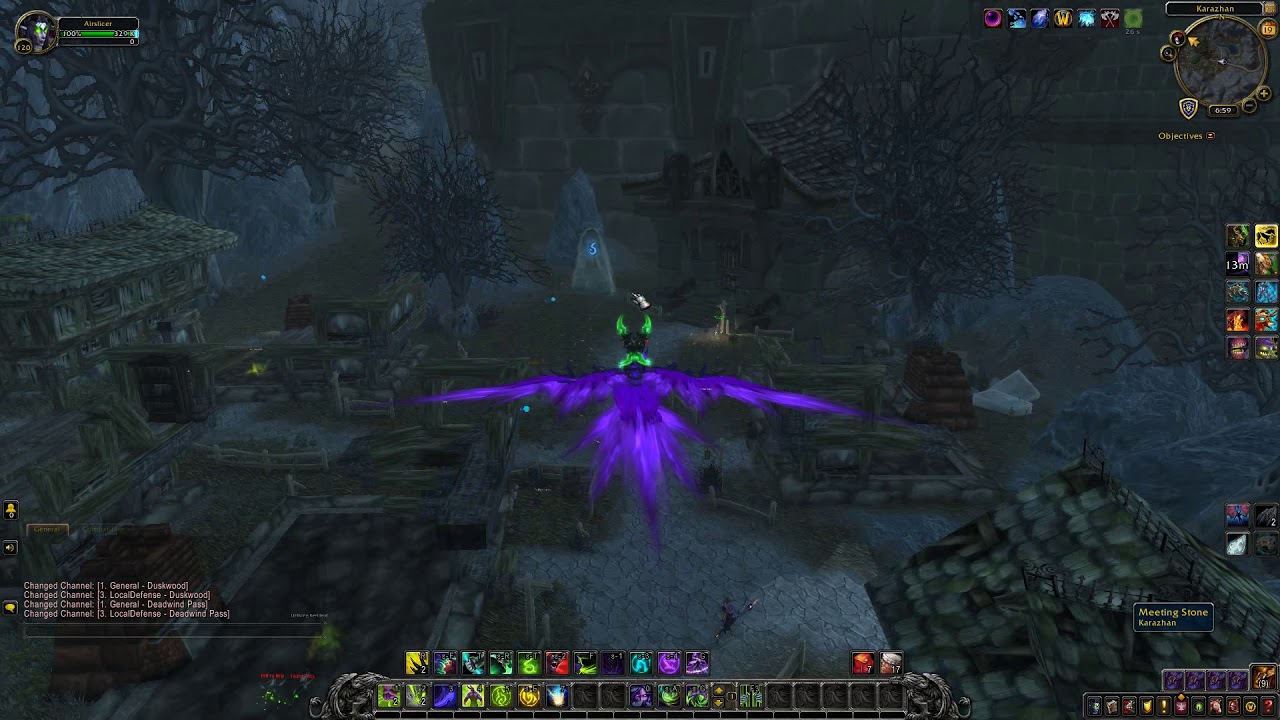 Karazhan raid entrance (Burning Crusade expansion version) - YouTube
