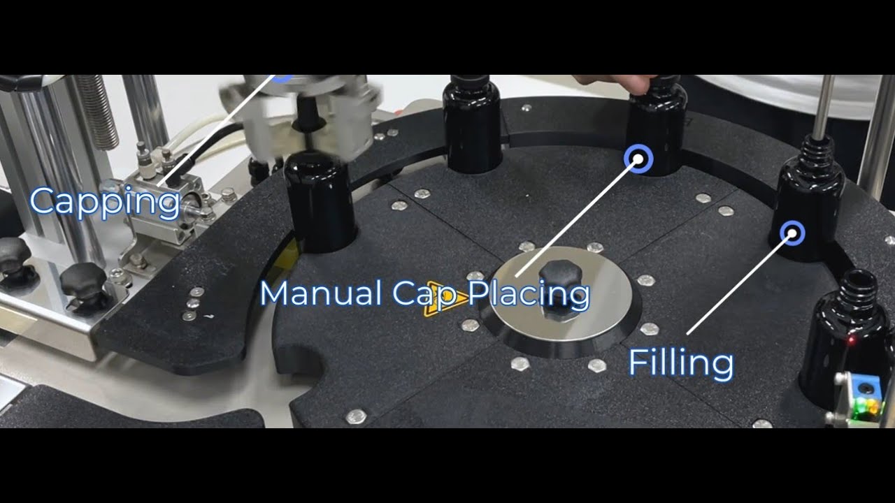 Compact Line - Filling, Torque Capping, & Labeling - YouTube