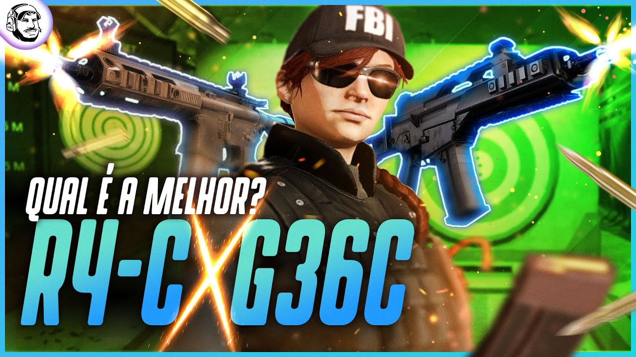 QUAL A MELHOR ARMA DA ASH? R4-C OU G36C || RAINBOW SIX SIEGE - YouTube