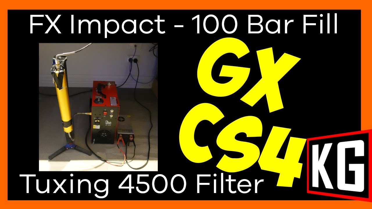 FX Impact m3 Fill with the GX CS4 and Tuxing 4500 PSI Filter attached ...