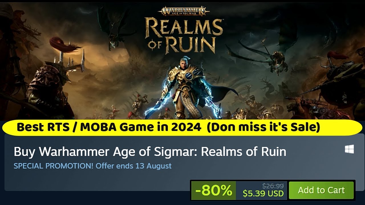 Best RTS / MOBA in 2024 ? 😲 | Age of Sigmar Realms Of Ruin "Steam ...