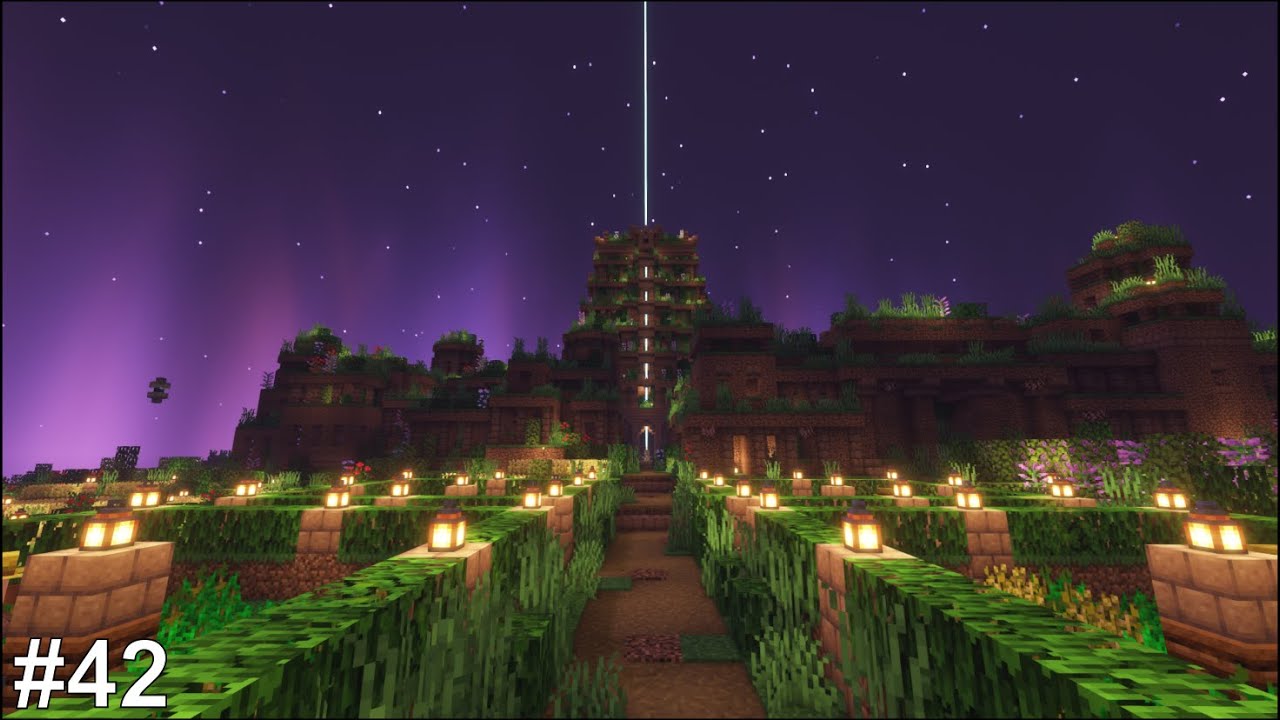I transformed the end in Minecraft Survival - YouTube