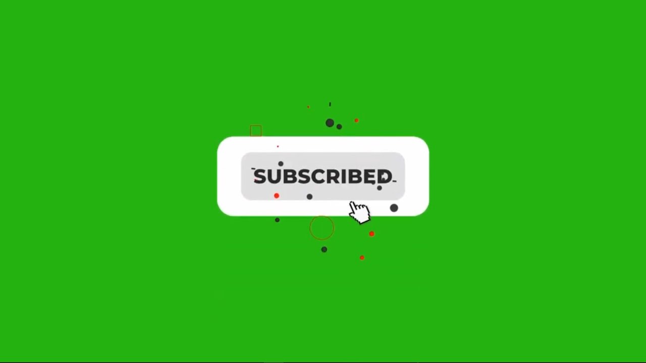 Green Screen Subscribe Button Free Download {Subscribe Green Screen ...