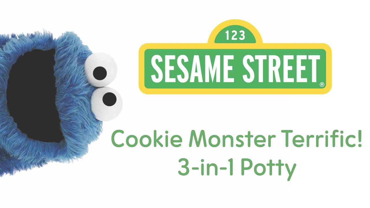 Sesame Street | Cookie Monster Terrific! 3-in-1 Potty Trainer - YouTube