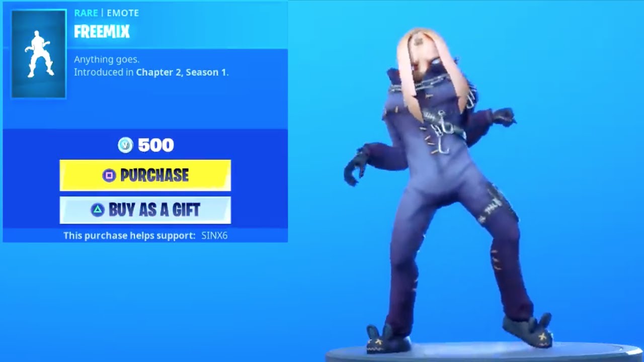 FREEMIX Emote Item Shop Return..! Fortnite Battle Royale - YouTube