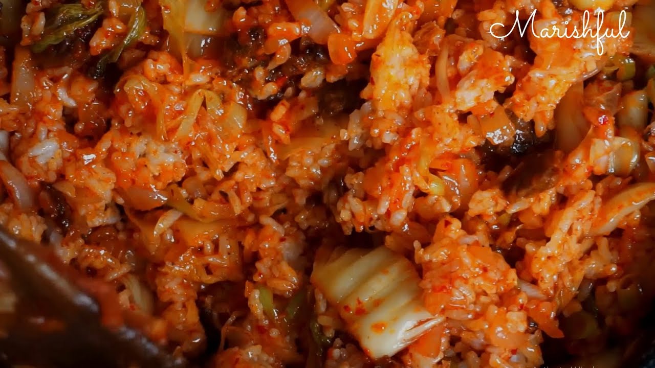 Beef Kimchi Korean Fried Rice | Recipe #1 - YouTube