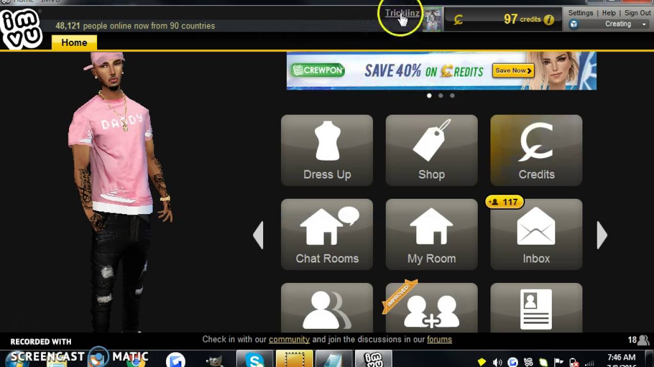 IMVU GAMEPLAY PART 3 - YouTube