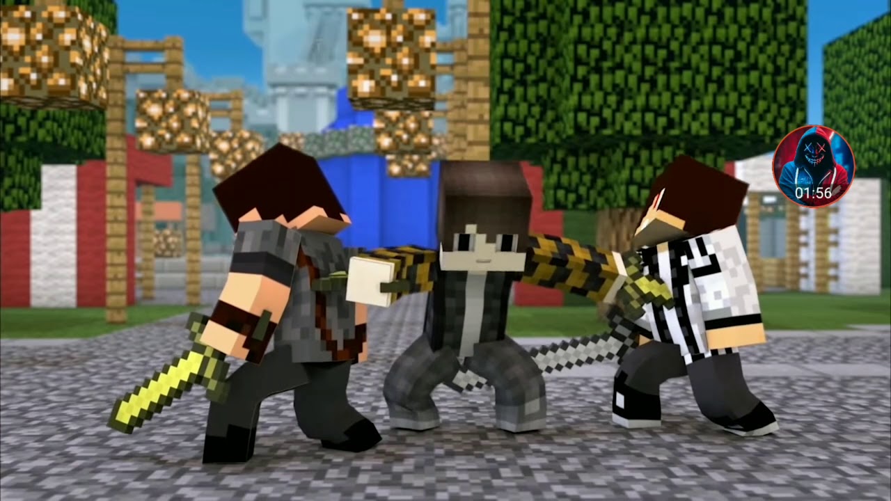 Minecraft:Hacker animation (he just won't die) song - YouTube