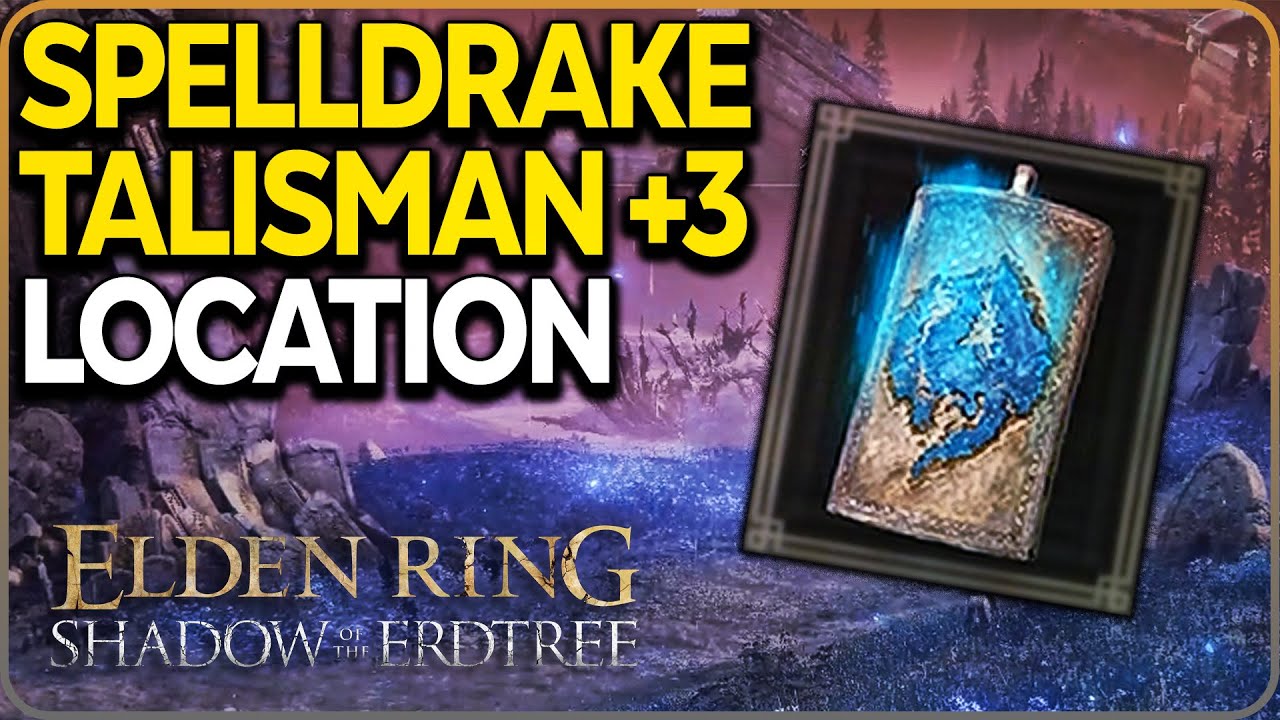 Spelldrake Talisman +3 Location Elden Ring DLC - YouTube