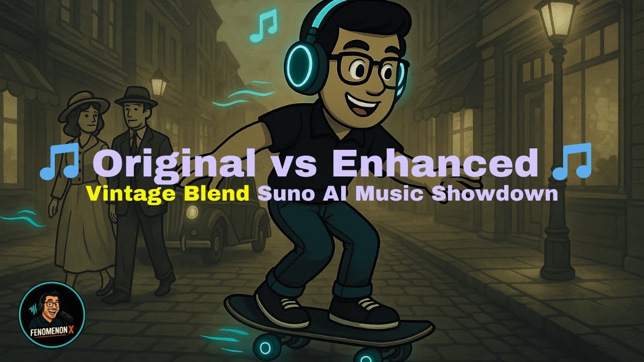 Original vs Enhanced Vintage Blend Suno AI Music Showdown 2025 - YouTube