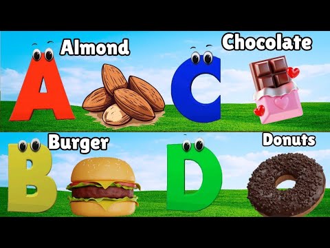 Food song for Kids | Alphabets food song for kids | Abc song for ...