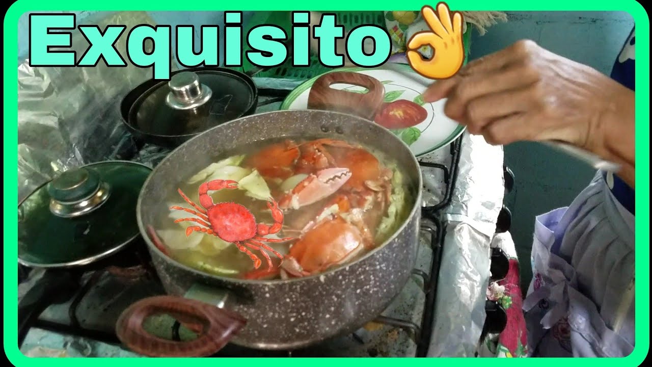 Tia blanca nos prepara Sopa de Jaibas - YouTube