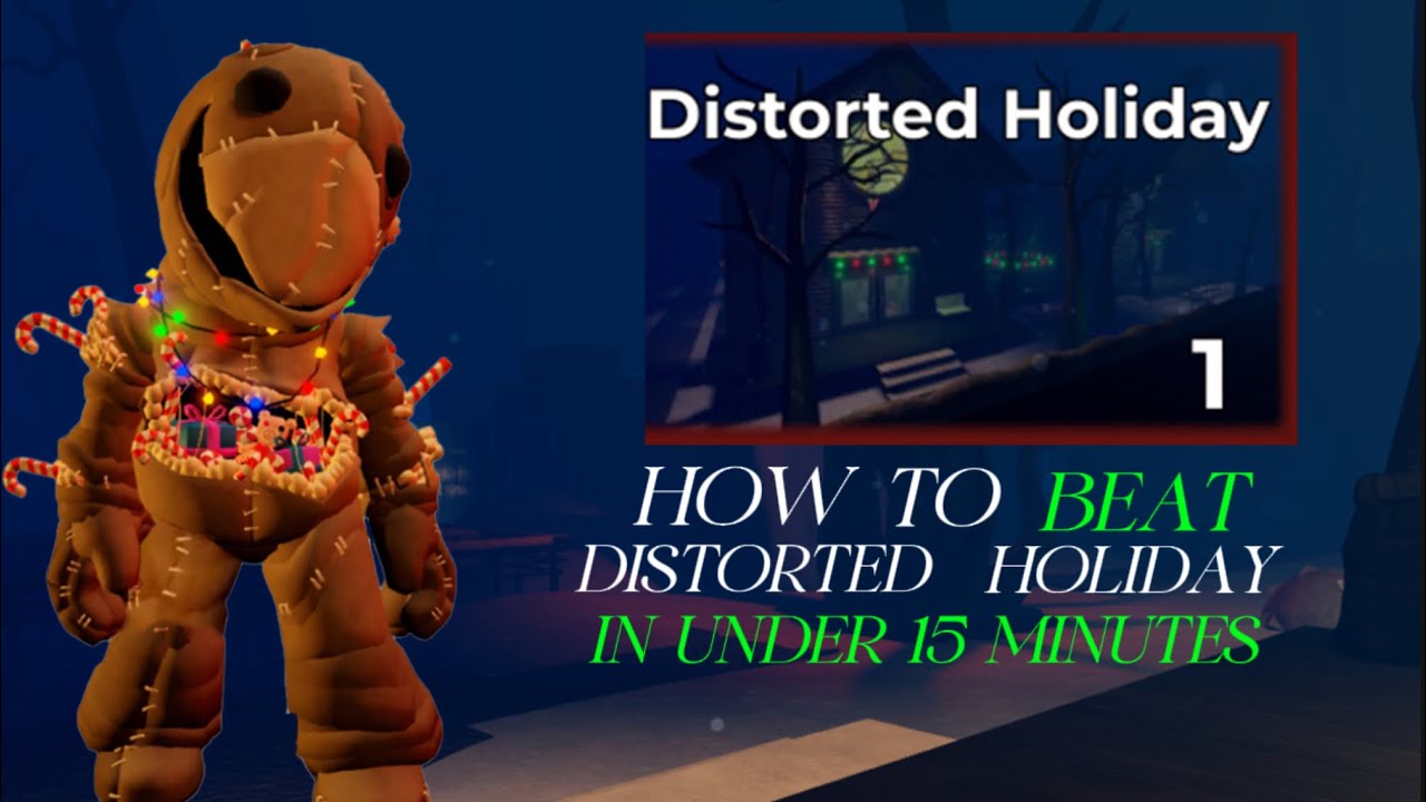 How to BEAT the new DISTORTED HOLIDAY map IN UNDER 15 MINUTES (very ez ...