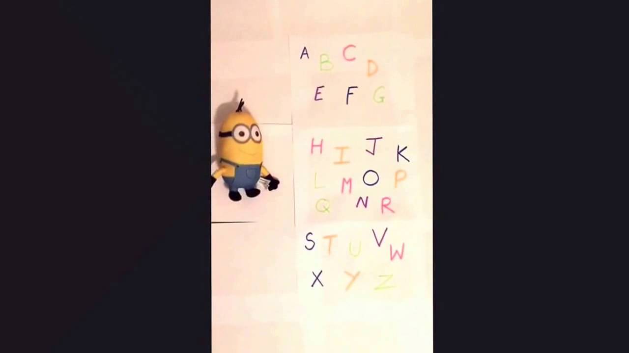 Minion ABC song - YouTube