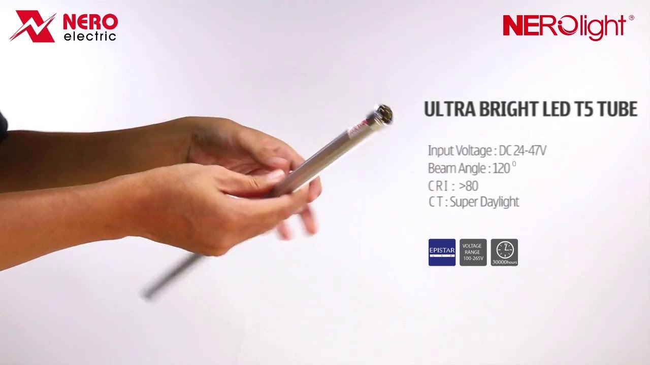 NEROLIGHT ULTRA BRIGHT LED T5 TUBE - YouTube